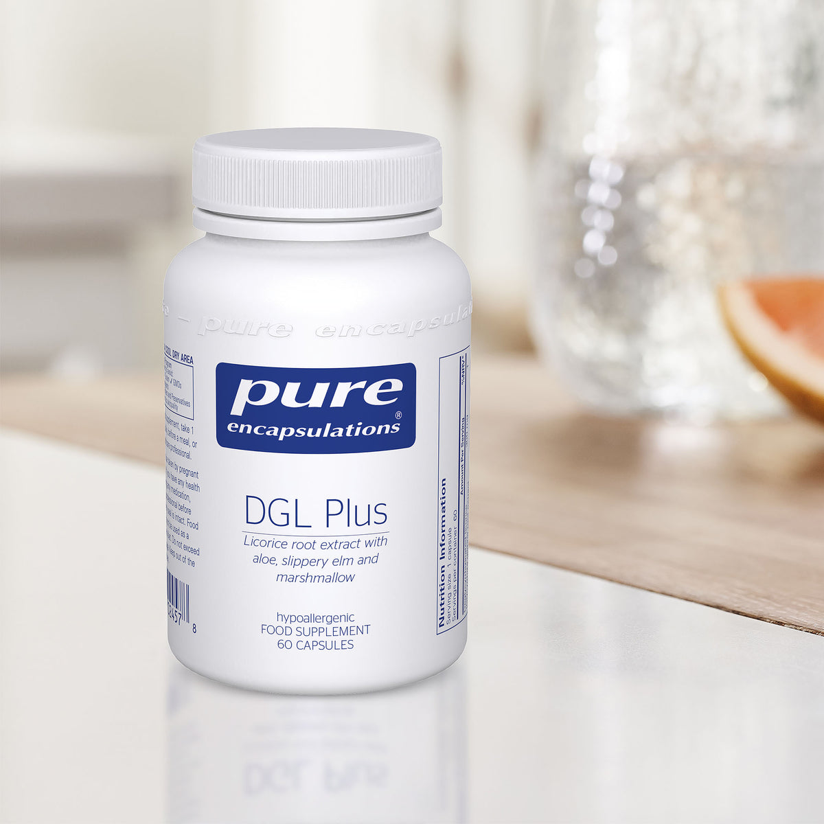 Pure Encapsulations DGL Plus 60 caps | Planet Organic