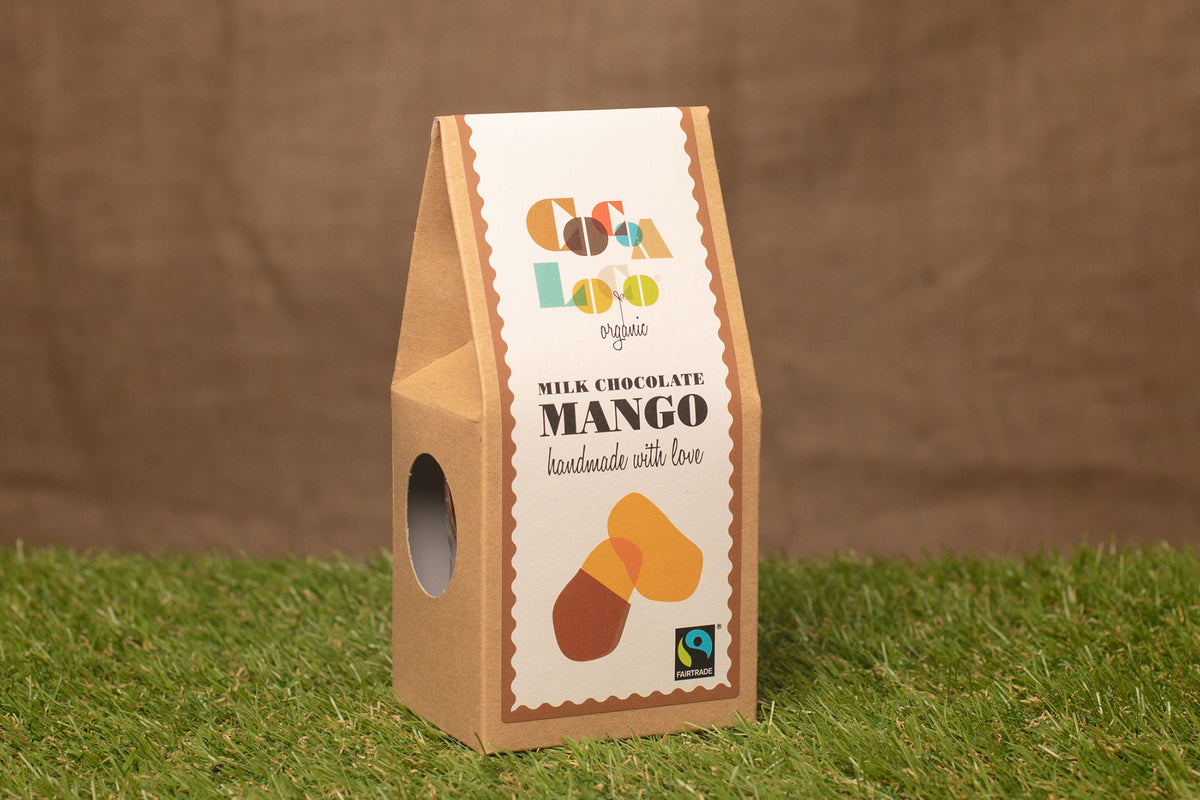 Cocoa Loco Milk Chocolate Mango 100g | Planet Organic
