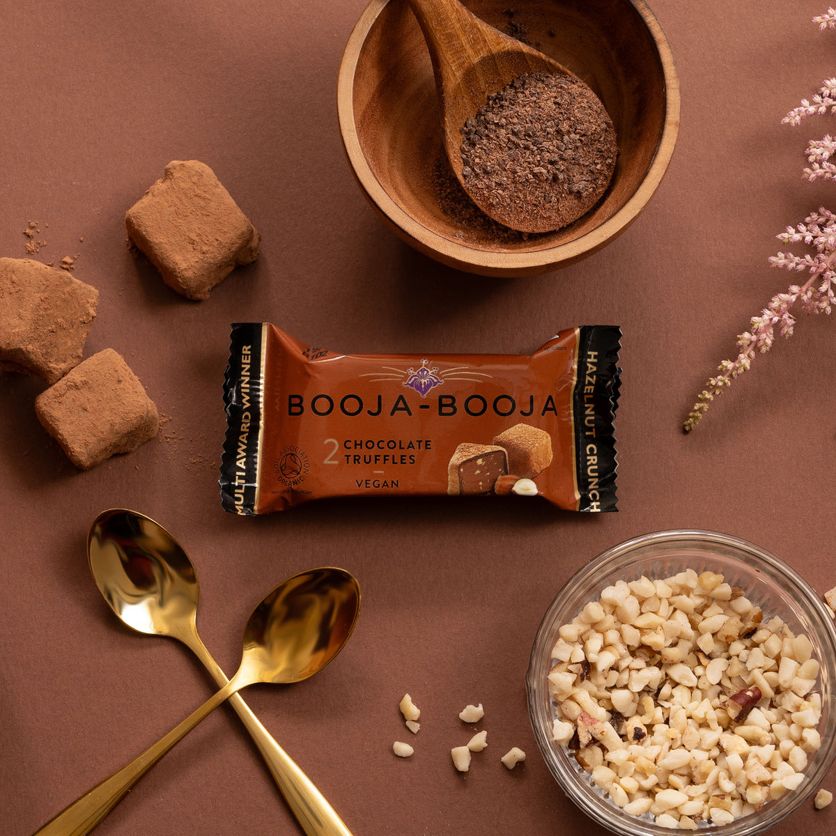 Booja Booja Hazelnut Crunch Chocolate Truffles | Planet Organic