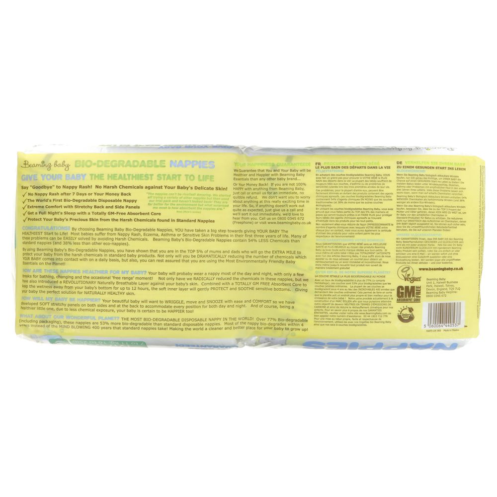 Beaming Baby Nappy - Maxi 34 units | Planet Organic
