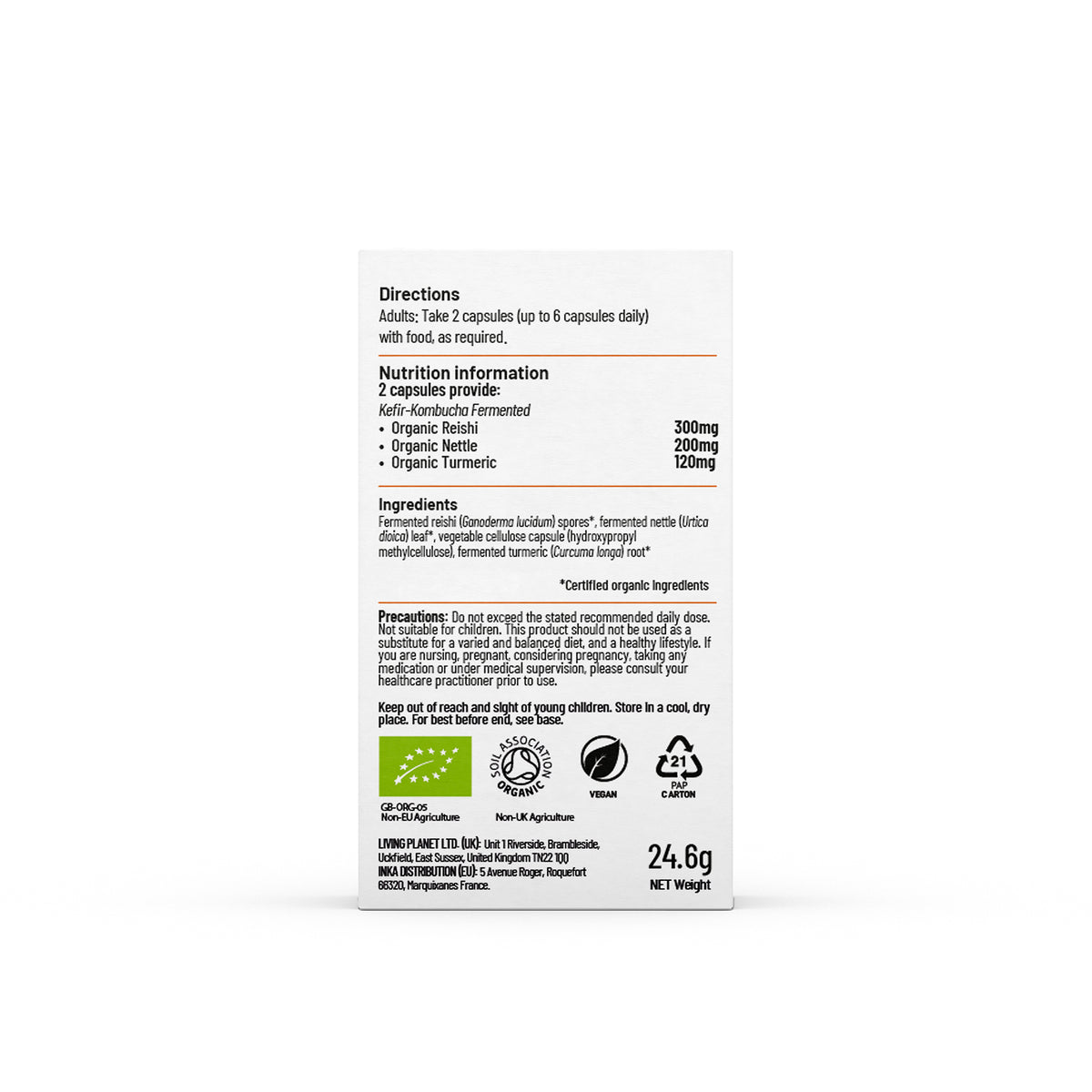 Living Nutrition Fermented Aller-Plex 60 Caps | Planet Organic