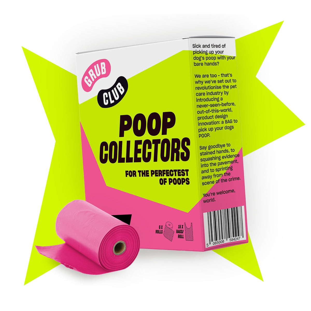 Grub Club Poop Collectors 6 rolls | Planet Organic
