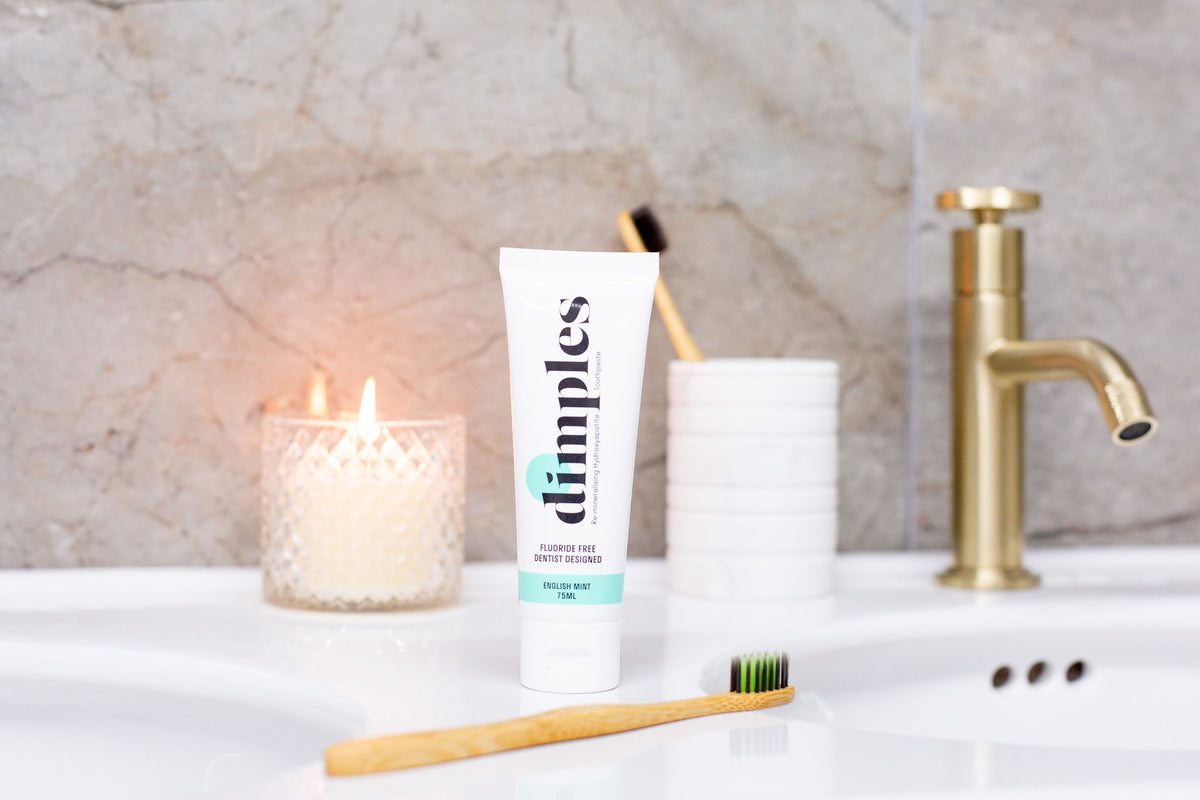Dimples Re-mineralising Hydroxyapatite Toothpaste 75ml | Planet Organic