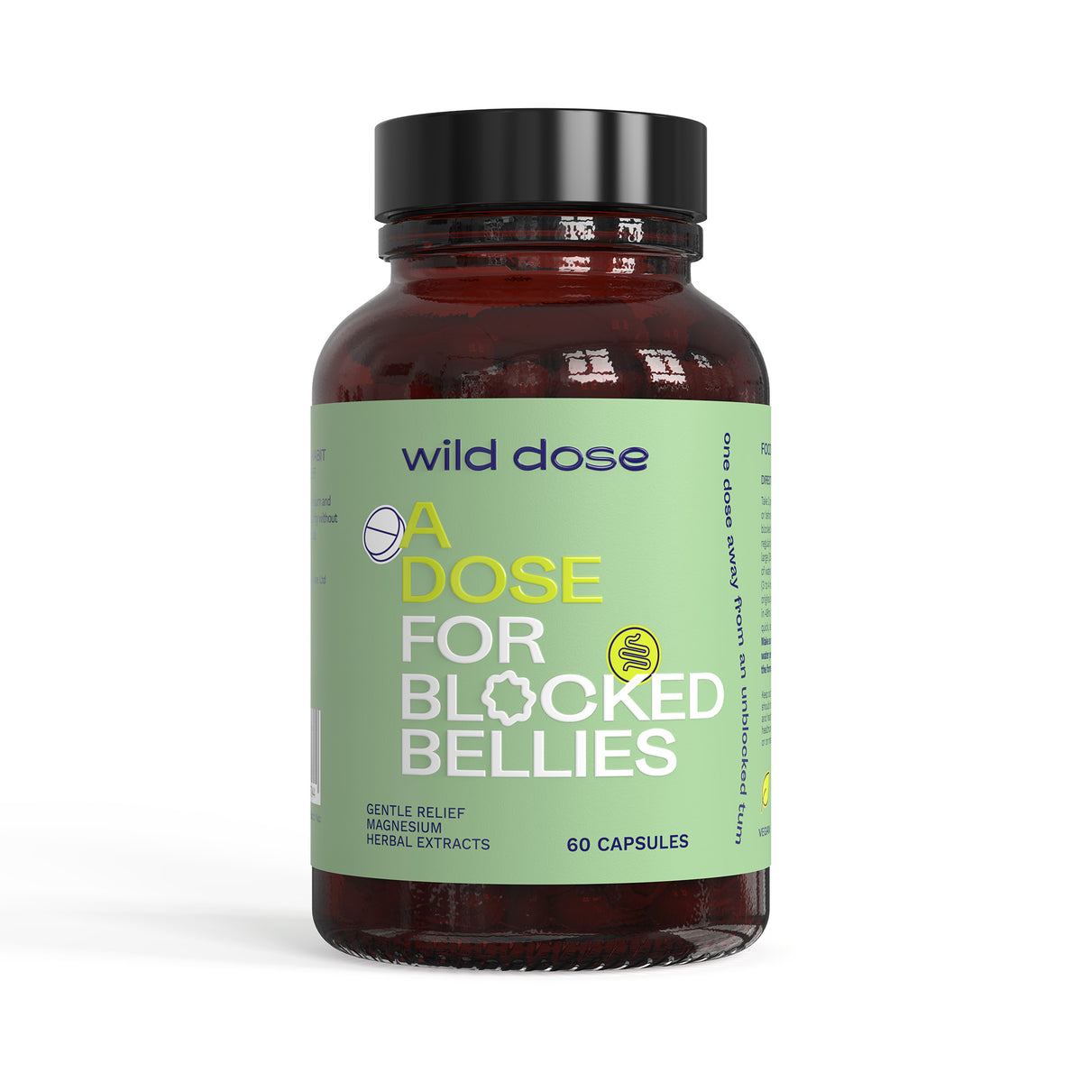 Wild Dose A Dose For Blocked Bellies 60 Caps | Planet Organic