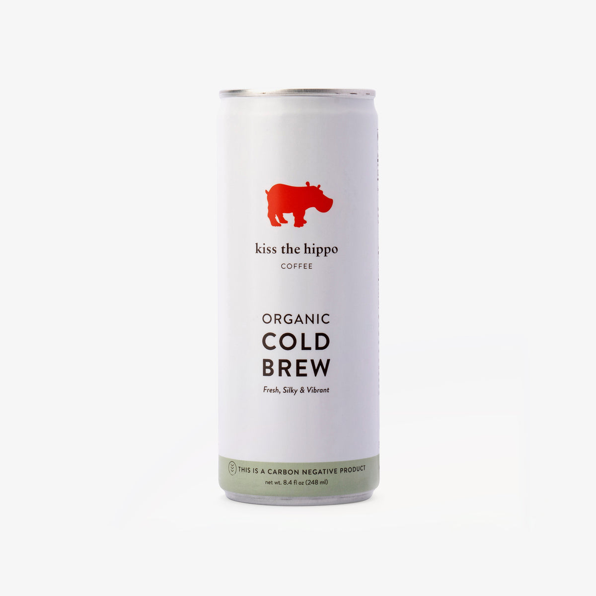 Kiss the Hippo Coffee Organic Cold Brew Can 250ml | Planet Organic