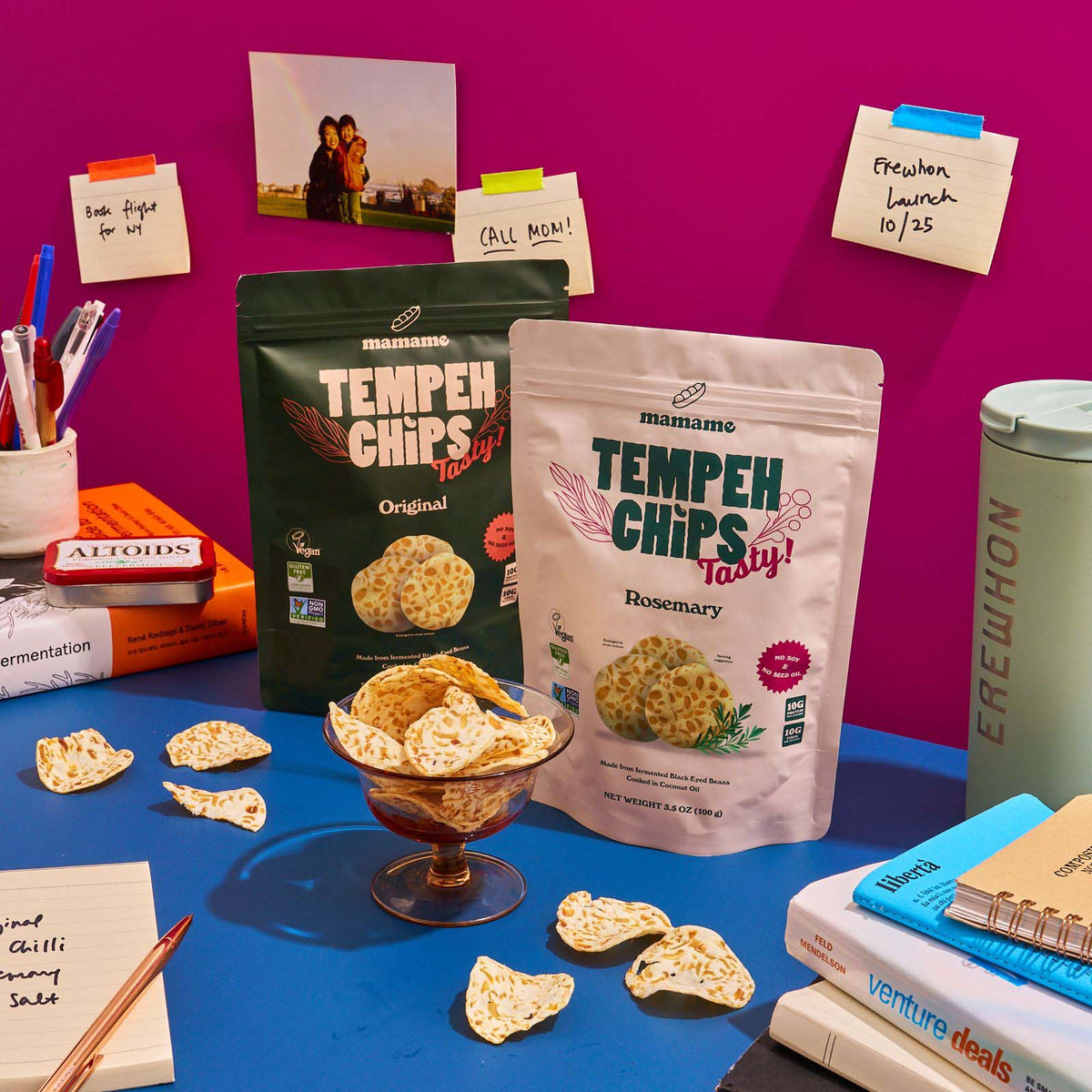 Mamame Tempeh Chips Original 100g | Planet Organic