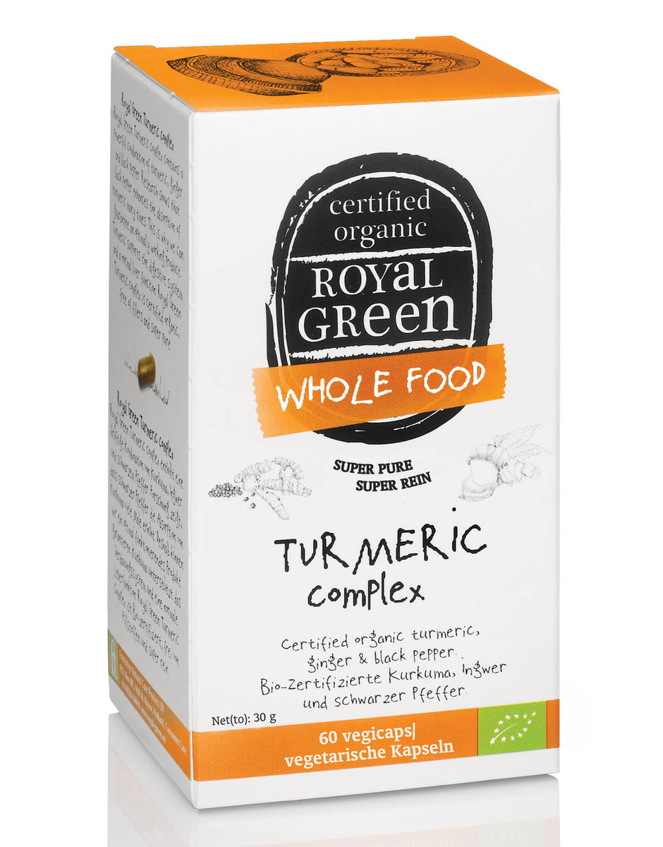 Royal Green Organic Turmeric Complex 60 caps | Planet Organic