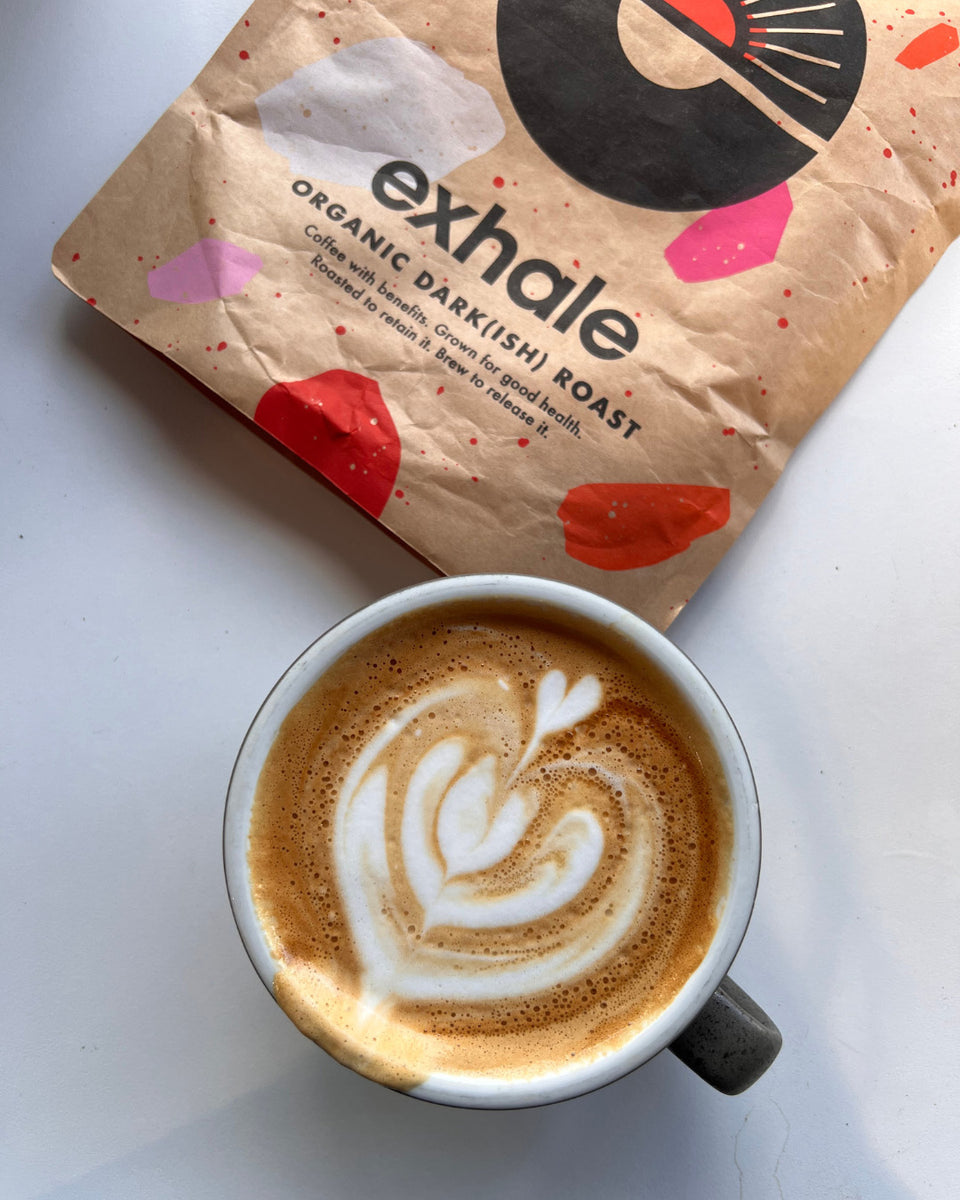 Exhale Coffee Organic Dark(ish) Roast - Medium Ground 450g | Planet Organic