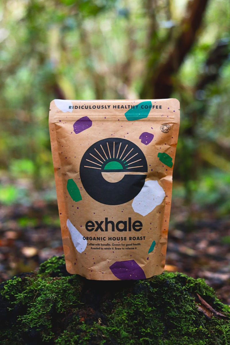 Exhale Coffee Organic House Roast - Medium Ground 450g | Planet Organic