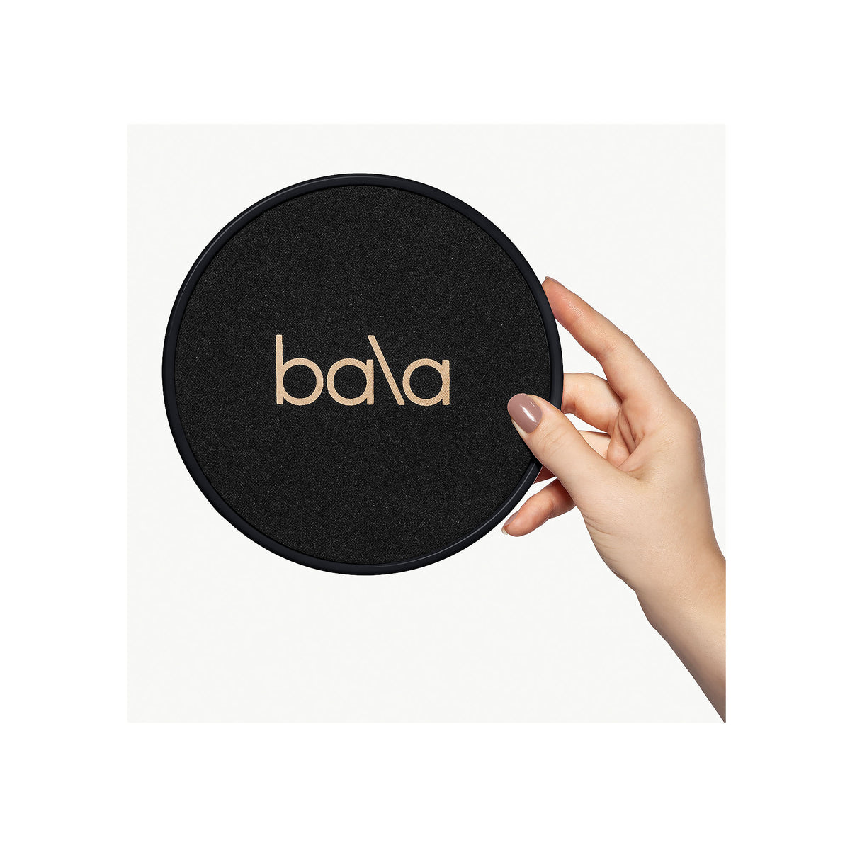 Bala Exercise Sliders - Charcoal 7 inches | Planet Organic