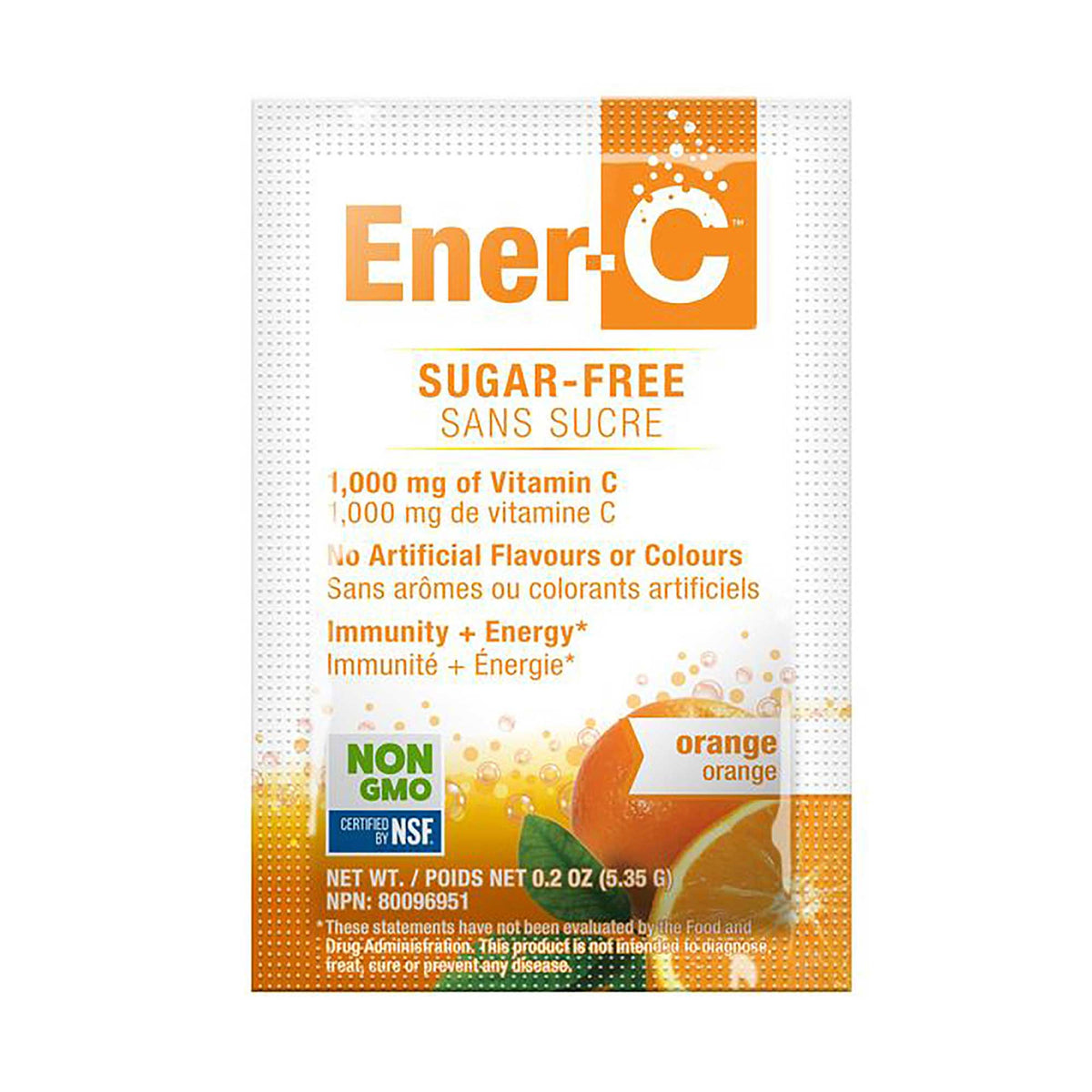 Ener-C Orange Sugar Free Sachet 5.35g | Planet Organic