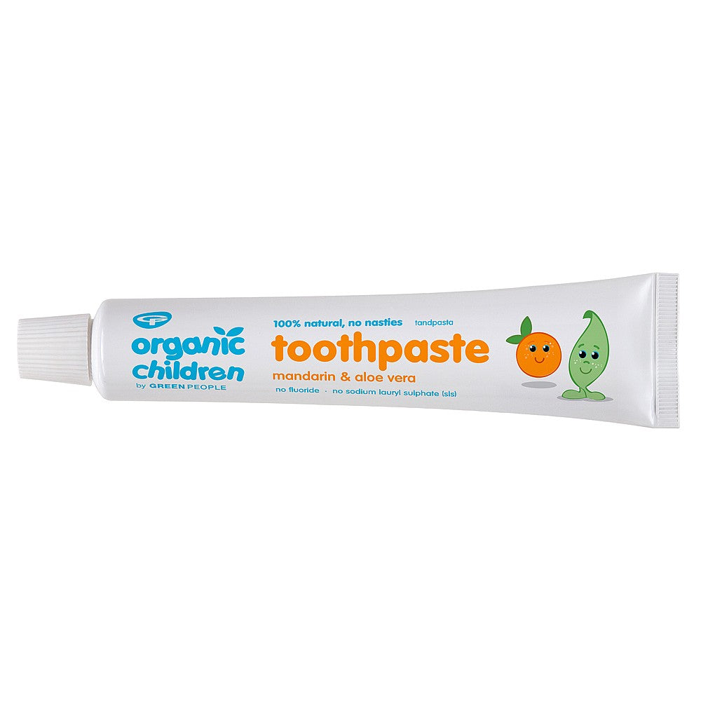 Green People Children Toothpaste - Mandarin & Aloe Vera 50ml | Planet ...