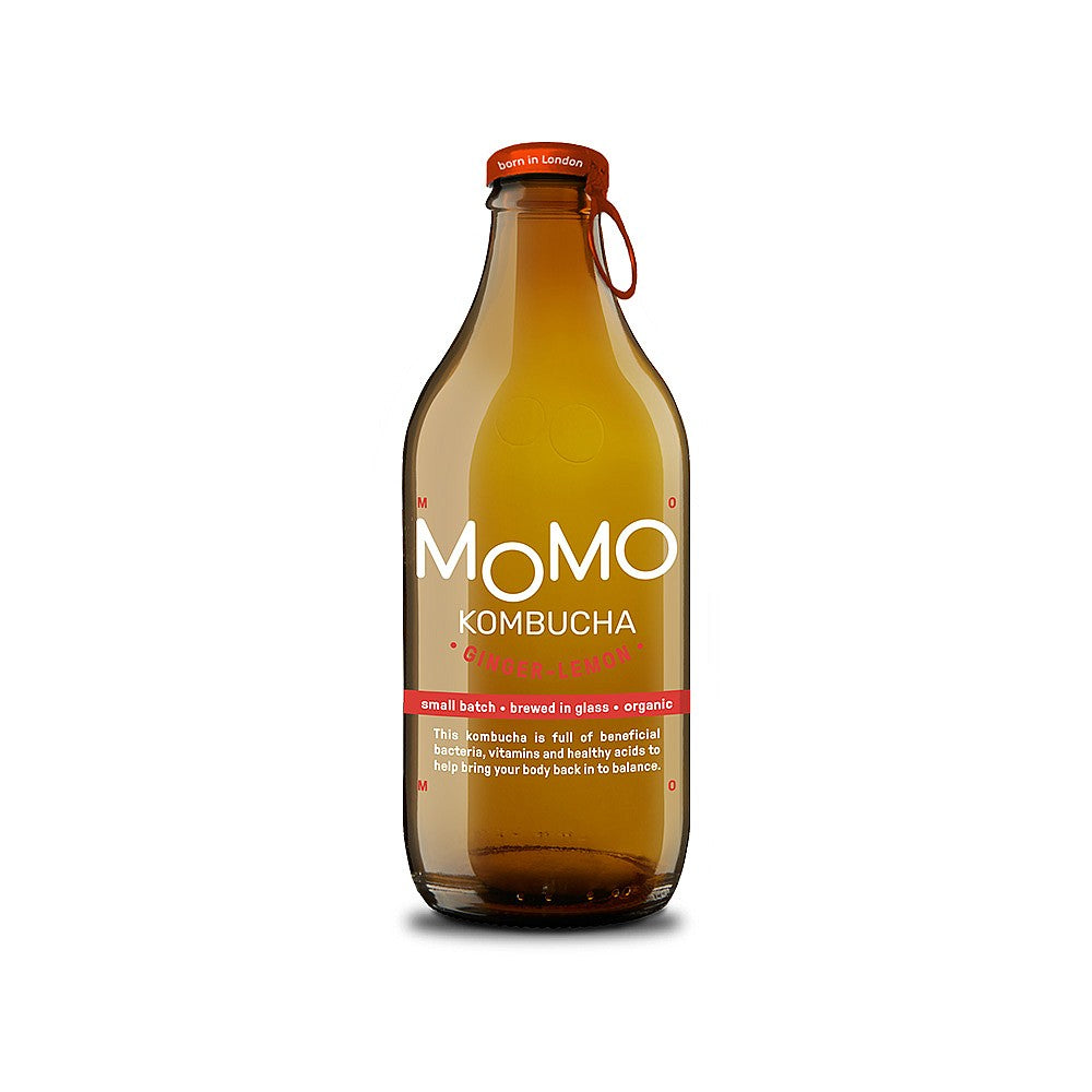 MOMO Ginger Lemon Kombucha | Planet Organic