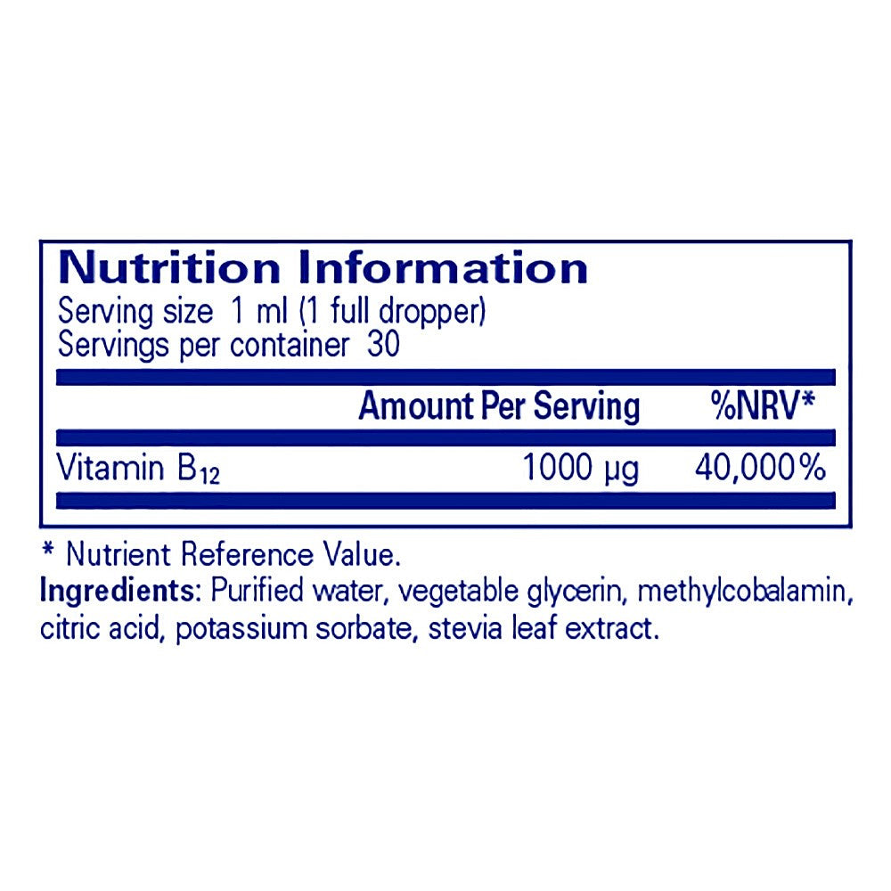 Pure Encapsulations B12 Liquid 30ml | Planet Organic