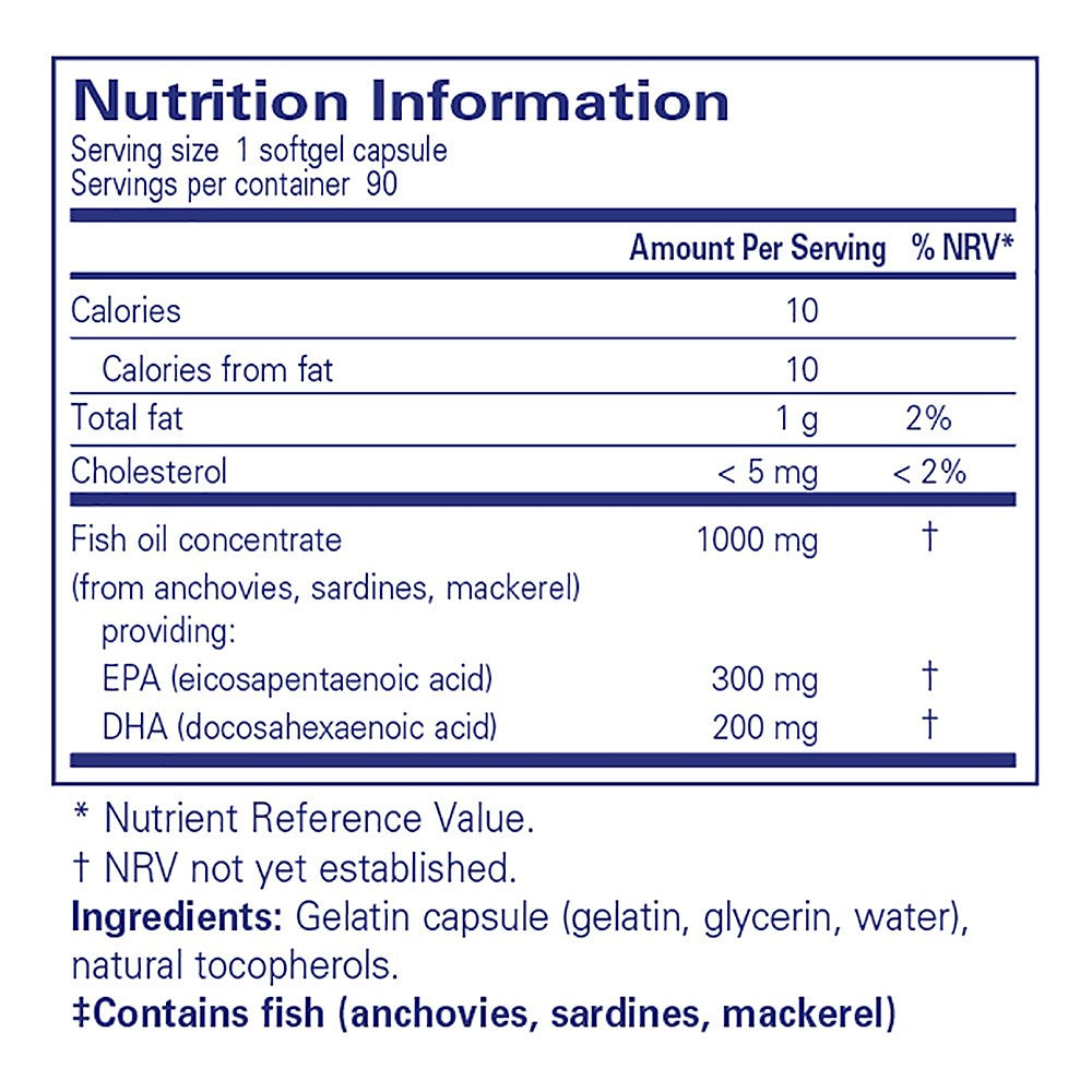 Pure Encapsulations EPA/DHA Essentials 90 | Planet Organic